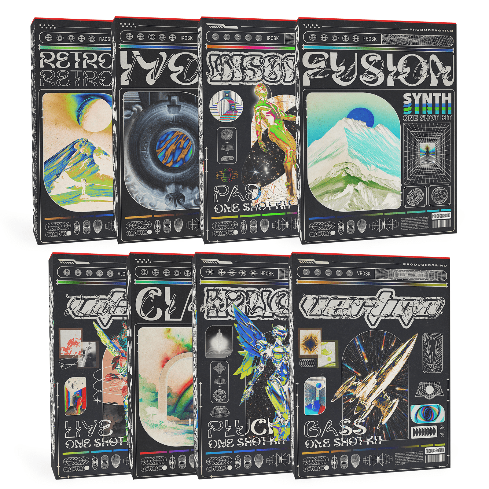 25+ One Shots Kits For Making Beats (Dark Trap, Vintage, R&B, etc ...